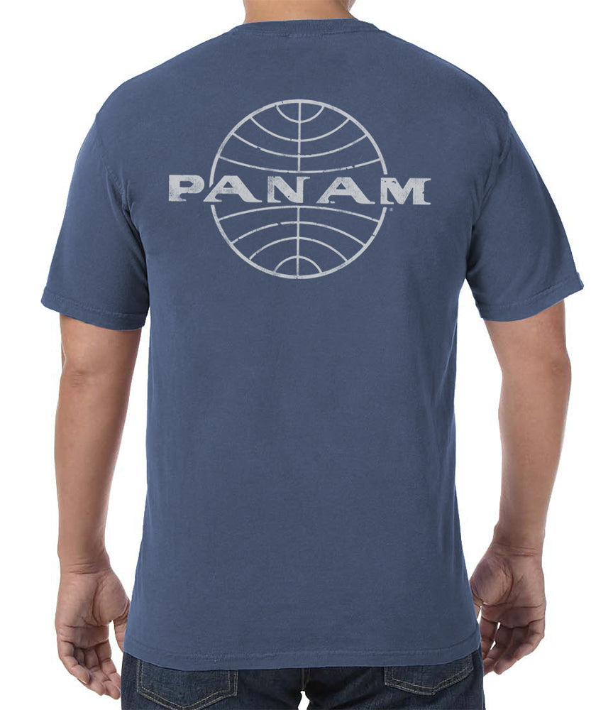 Pan Am Globe Denim T-Shirt – Malibu Shirts
