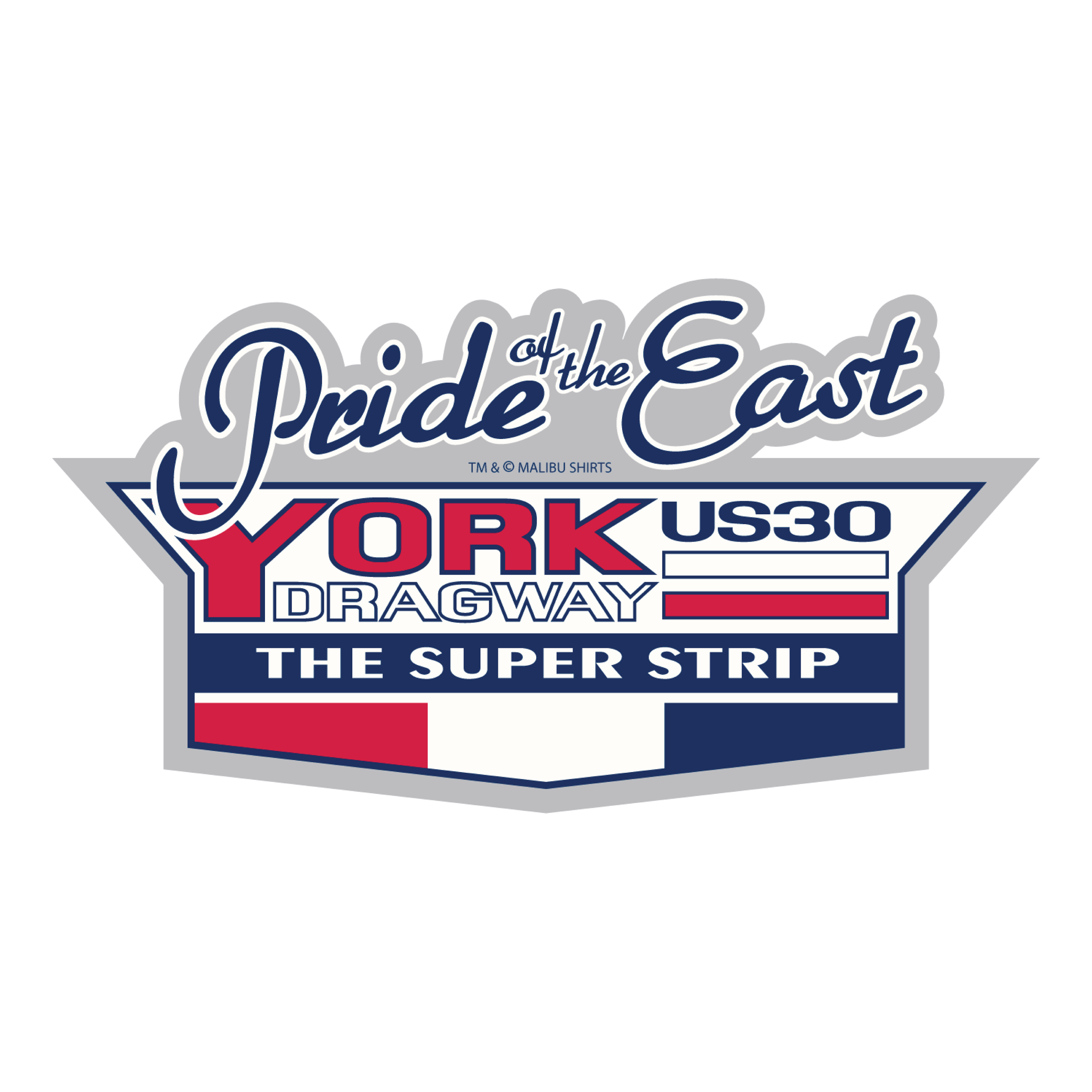 York Dragway Sticker – Malibu Shirts