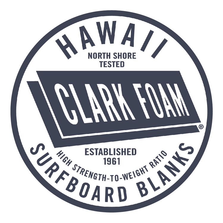 Clark Foam Sticker – Malibu Shirts