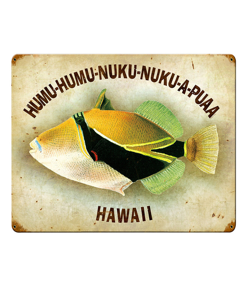 Humu Vintage Metal Sign – Malibu Shirts