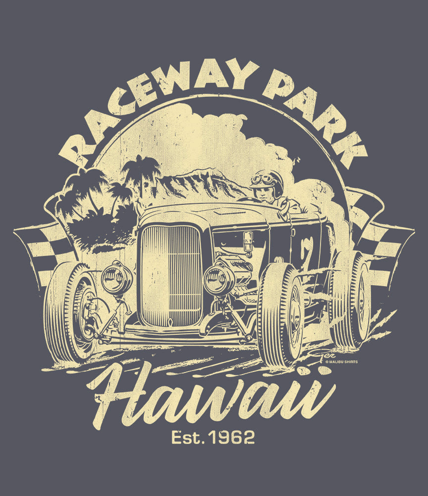 Men's Hawaii Raceway Park T-Shirt – Malibu Shirts
