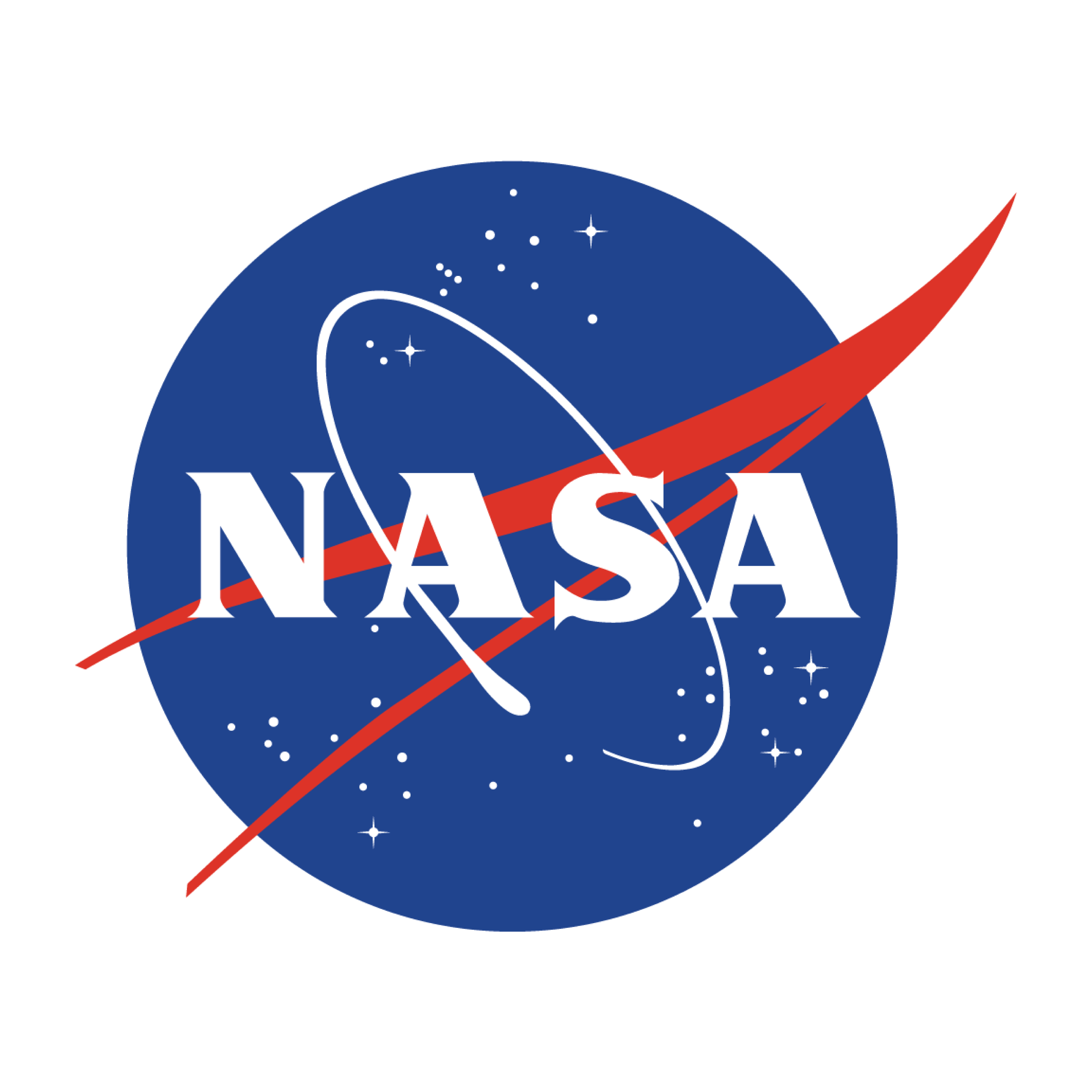 Nasa Meatball Logo Sticker – Malibu Shirts