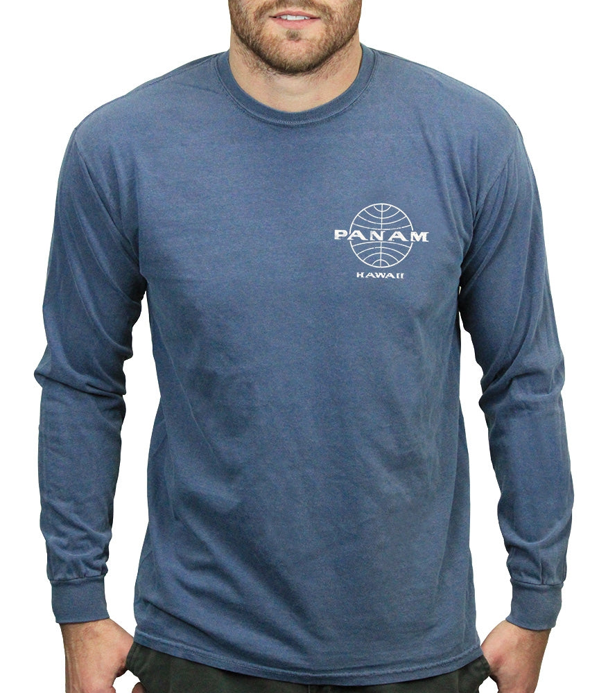 Pan Am Globe Men's Long Sleeve – Malibu Shirts