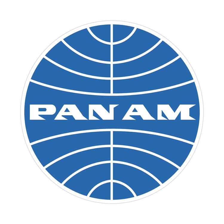 Pan Am Logo Sticker – Malibu Shirts