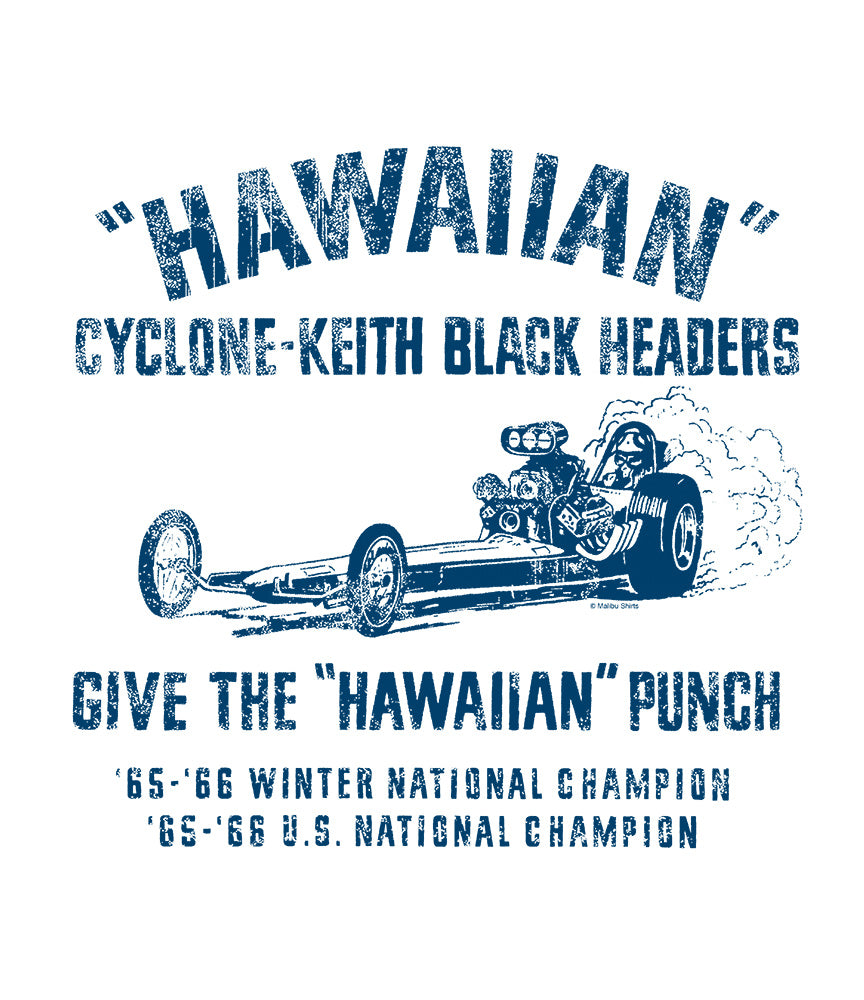 Roland Leong's Hawaiian – Drag Racing Legend and Pioneer – Malibu Shirts